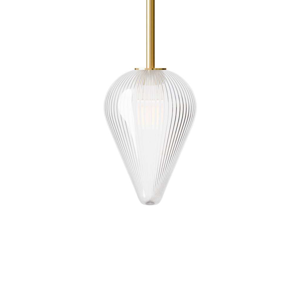 Waterloo Sealed Rod Pendant | Blown Glass Pendant Lights UK