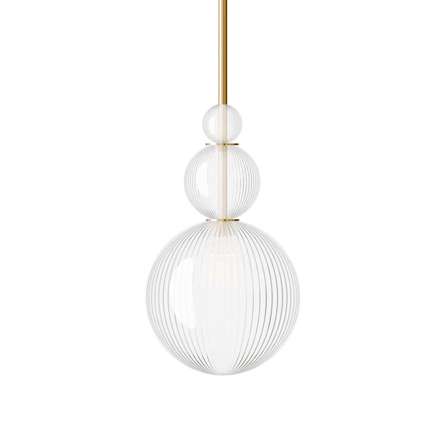 Pimlico Trio Sealed Rod Pendant | Fixed Rod Pendant Light