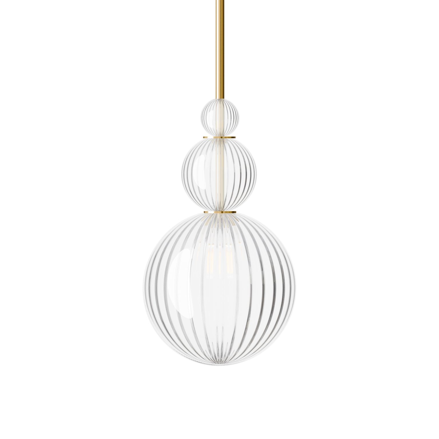 Pimlico Trio Sealed Rod Pendant | Fixed Rod Pendant Light
