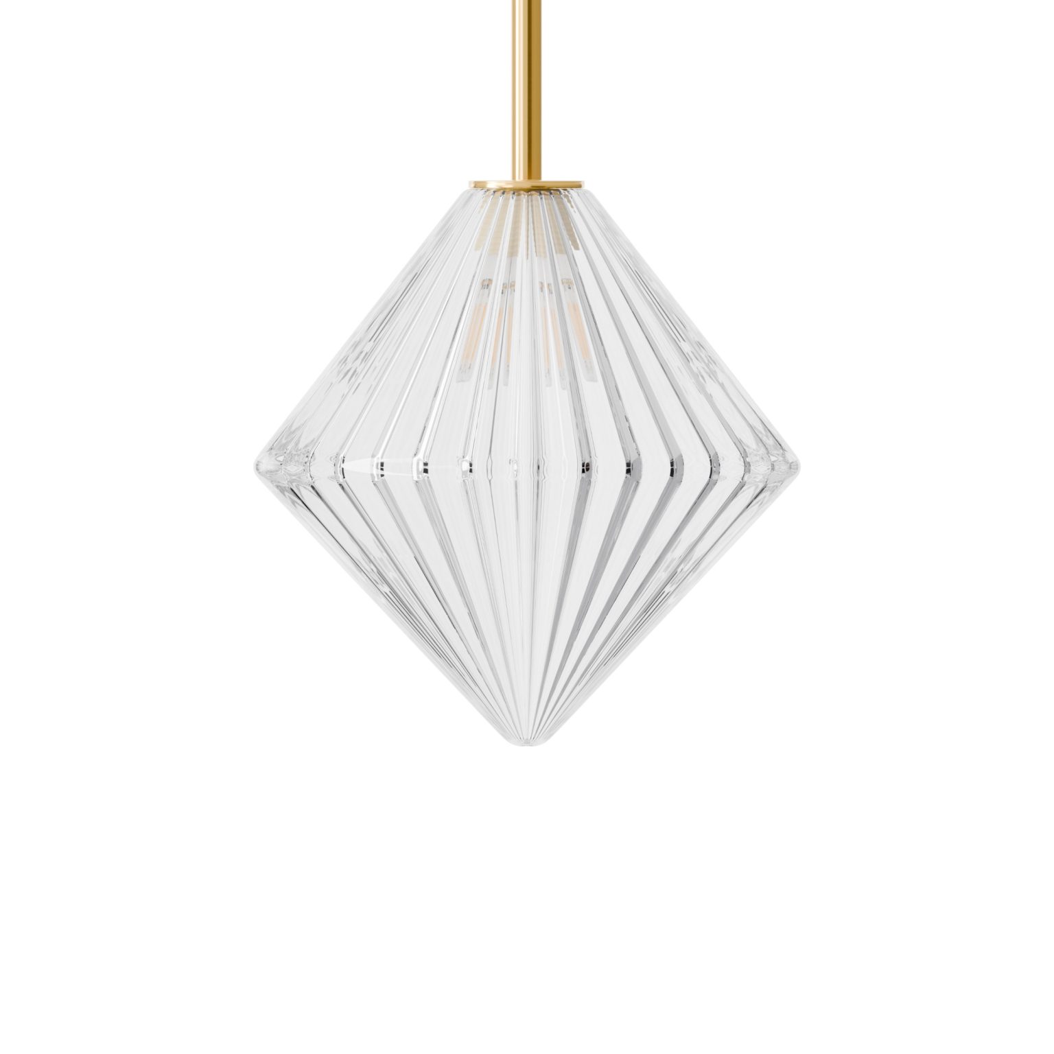 Canary Sealed Rod Pendant | Blown Glass Pendant Lights UK